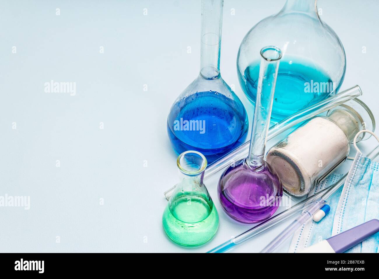 Laboratory studies of coronavirus. Worldwide pandemic COVID-19, 2019 ...