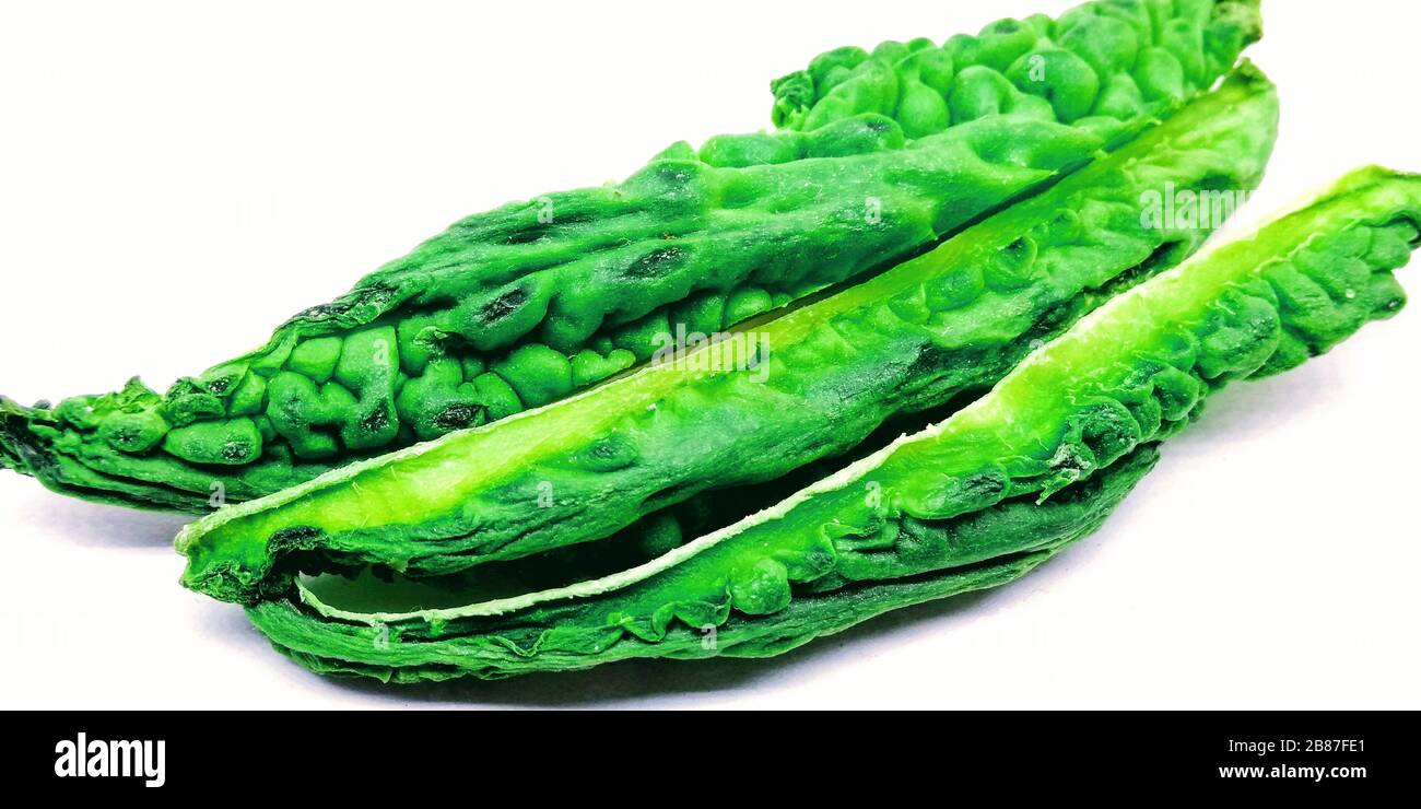 A picture of bitter melon Stock Photo - Alamy