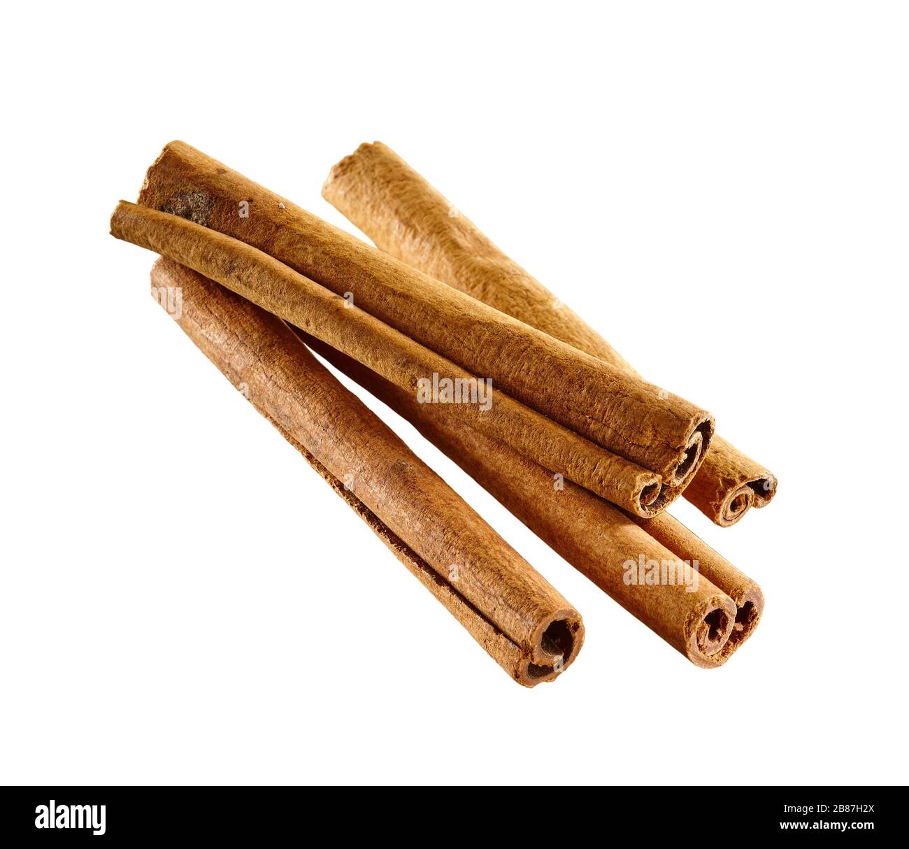 Cinnamon sticks isolated on white background with clipping path Stock ...
