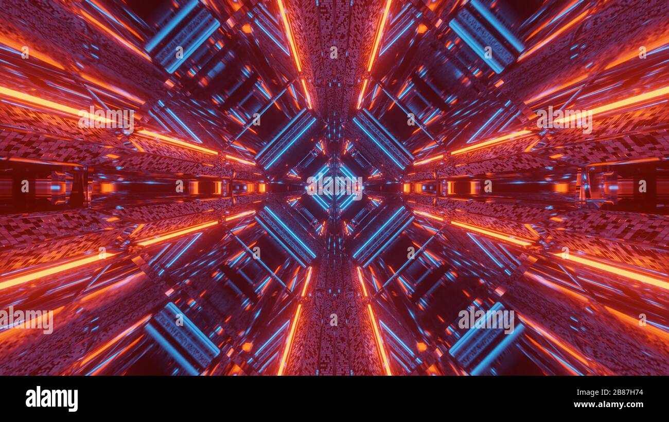 Space Wallpaper 3d Neon Lights