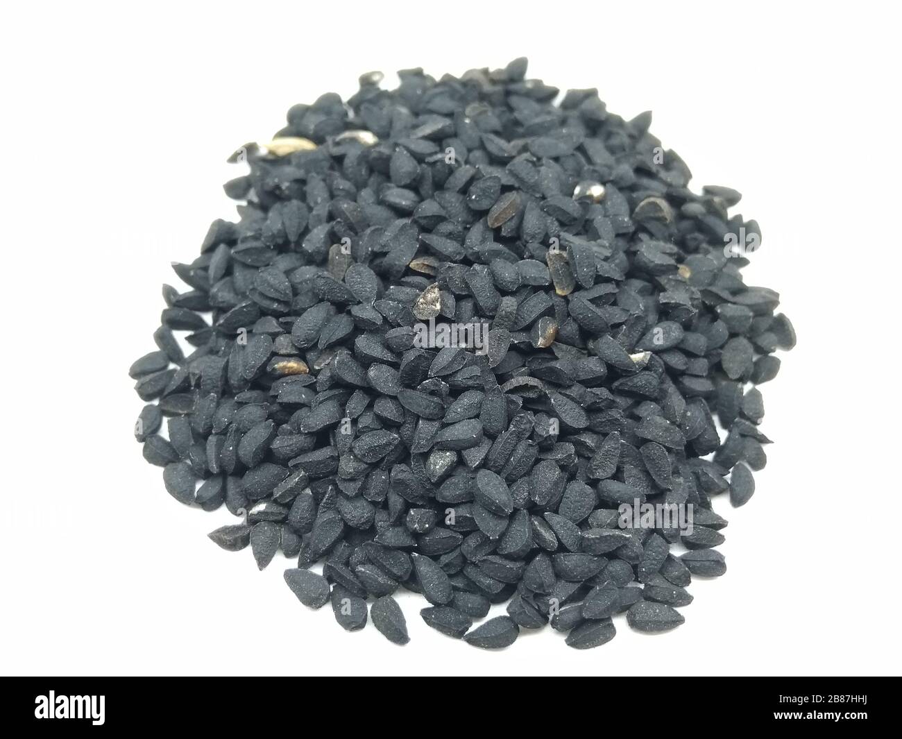 Heap black nigella seeds Cut Out Stock Images & Pictures - Alamy