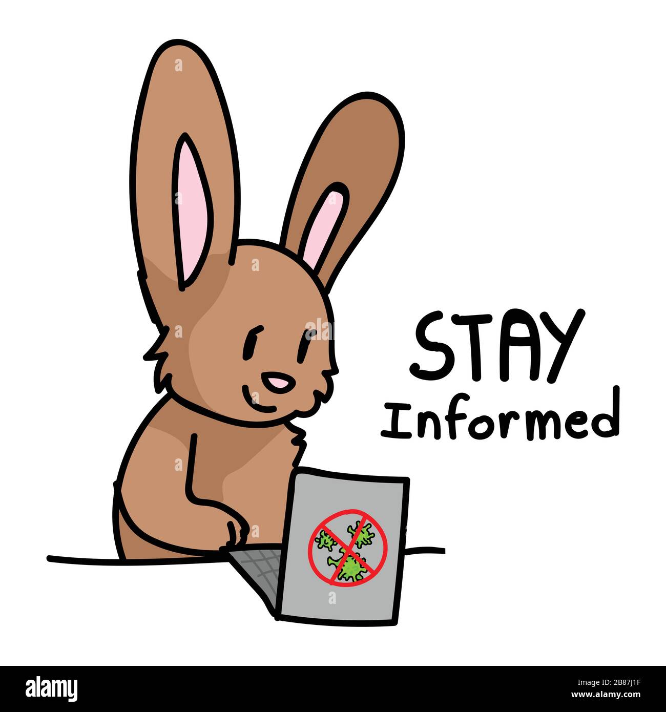 Self diagnosis cartoon hi-res stock photography and images - Alamy