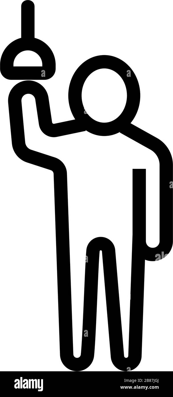 people in the transport icon vector outline illustration Stock Vector ...