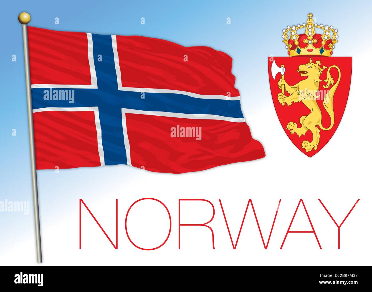 Ocean coast norway Stock Vector Images - Alamy