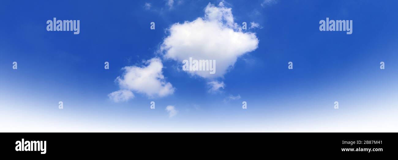 Sky landscape, Sky cloud panorama empty space, Blue sky, cloud on sky ...