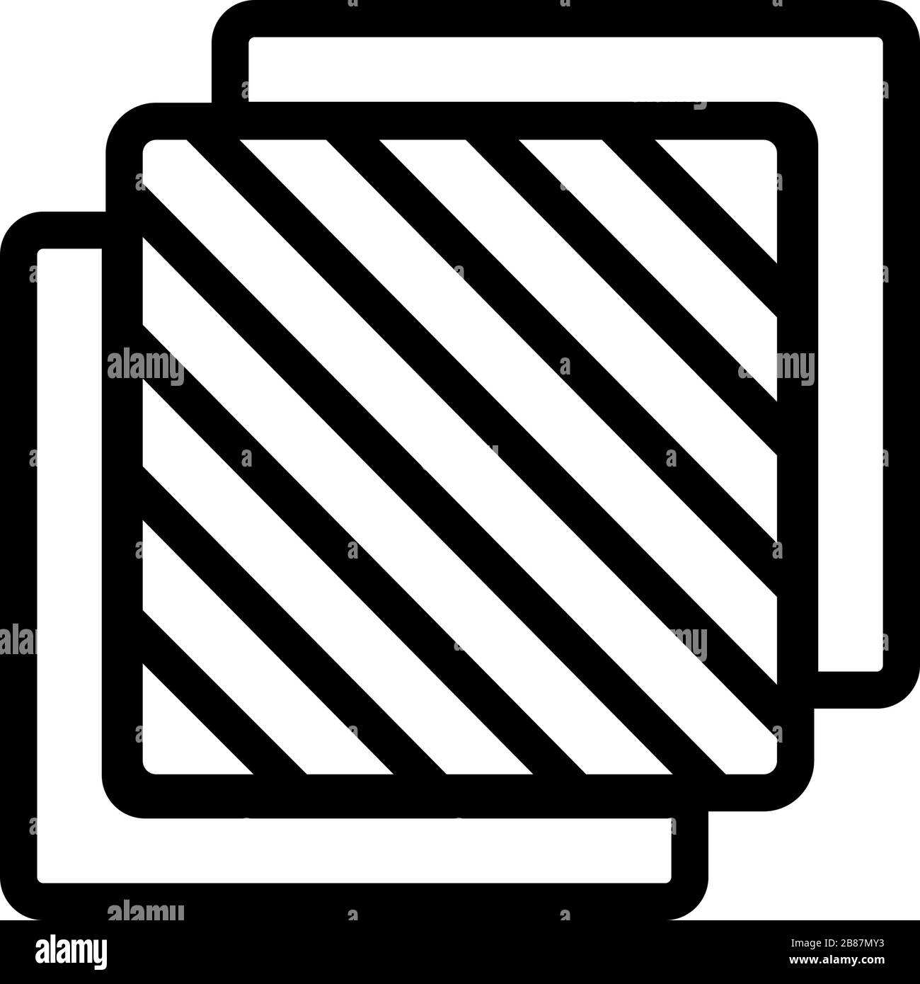 three layers icon vector outline illustration Stock Vector Image & Art ...