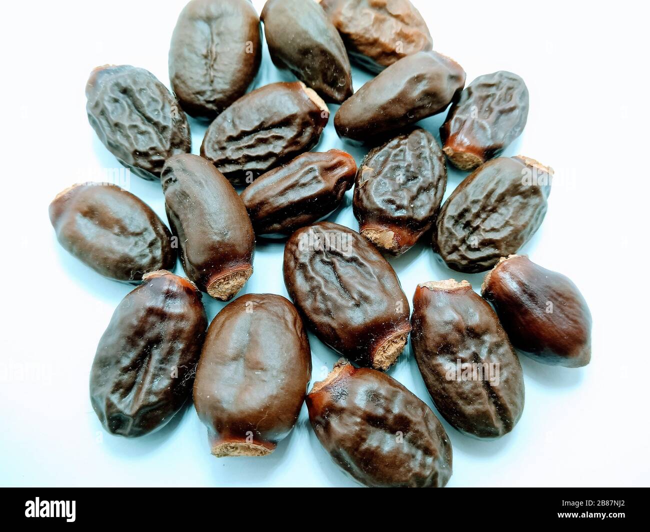 A picture of litchi seeds Stock Photo - Alamy
