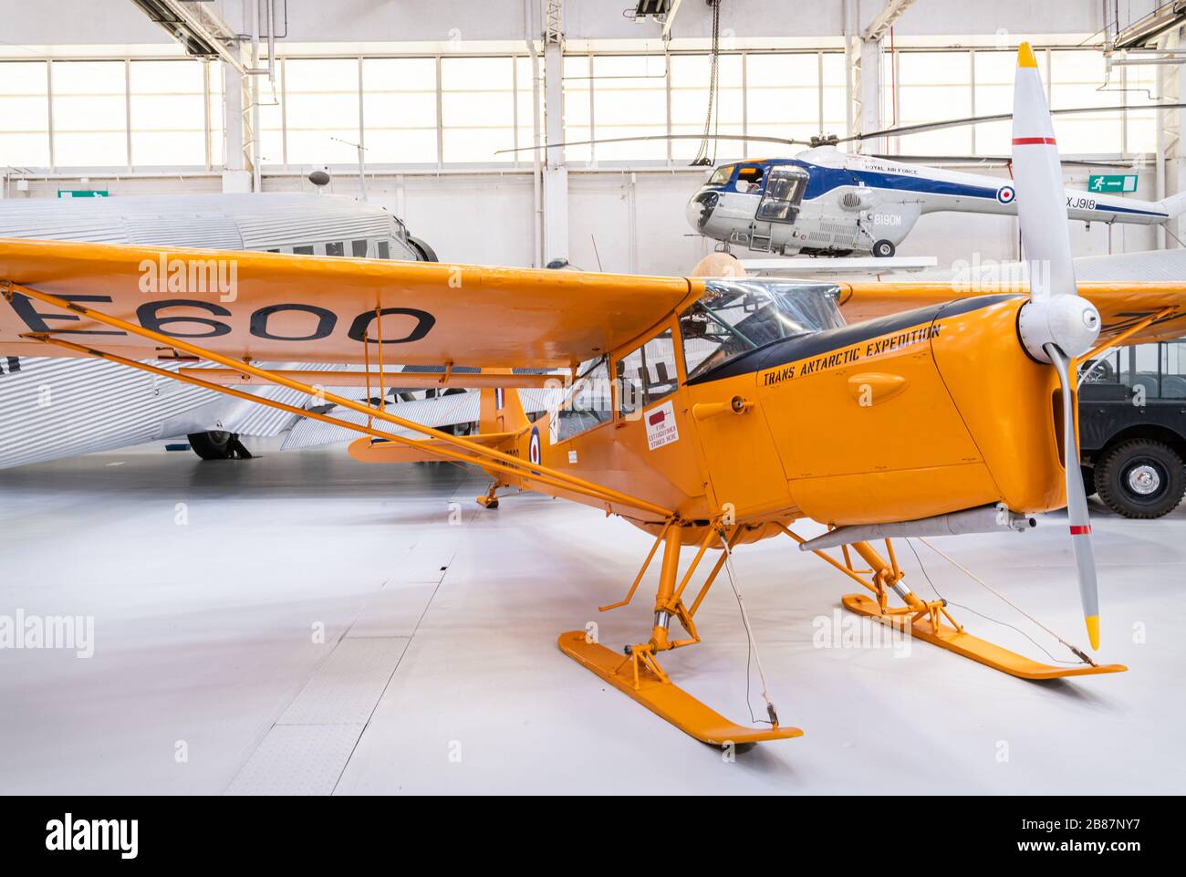 Auster T7 Antarctic, RAF Museum, Cosford Stock Photo - Alamy