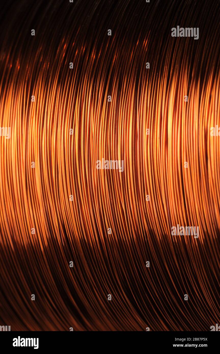 Thin copper wire hi-res stock photography and images - Alamy