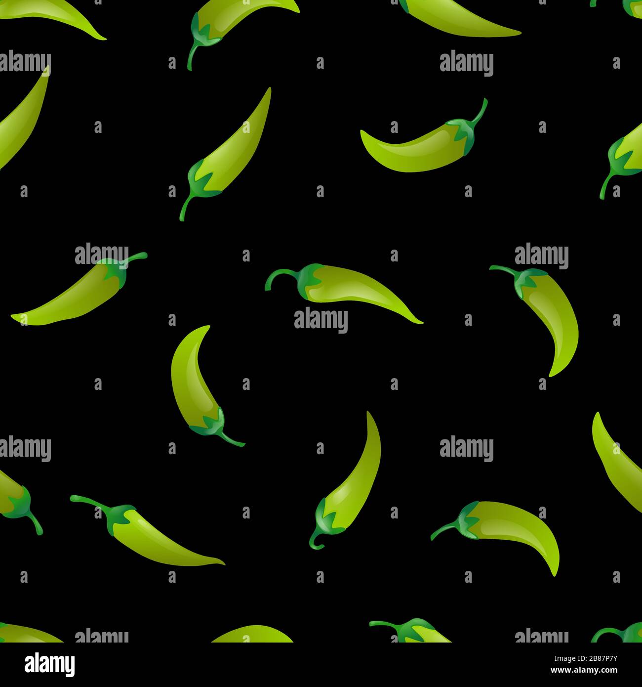 Pepper seamless pattern Stock Vector Image & Art - Alamy