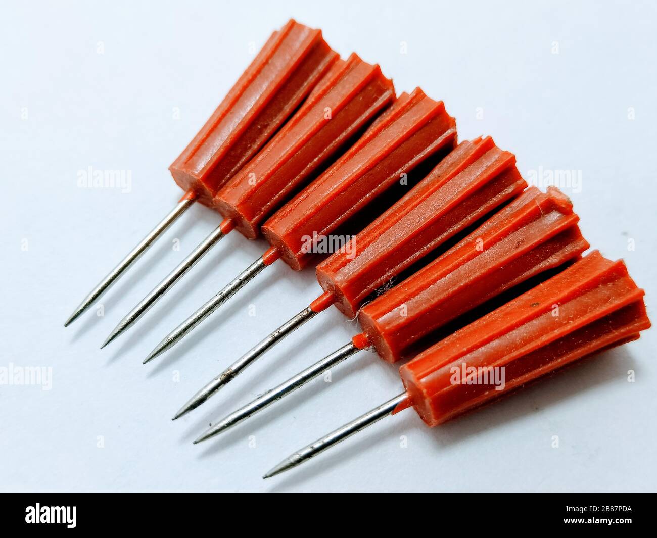 A picture of paper pins Stock Photo - Alamy