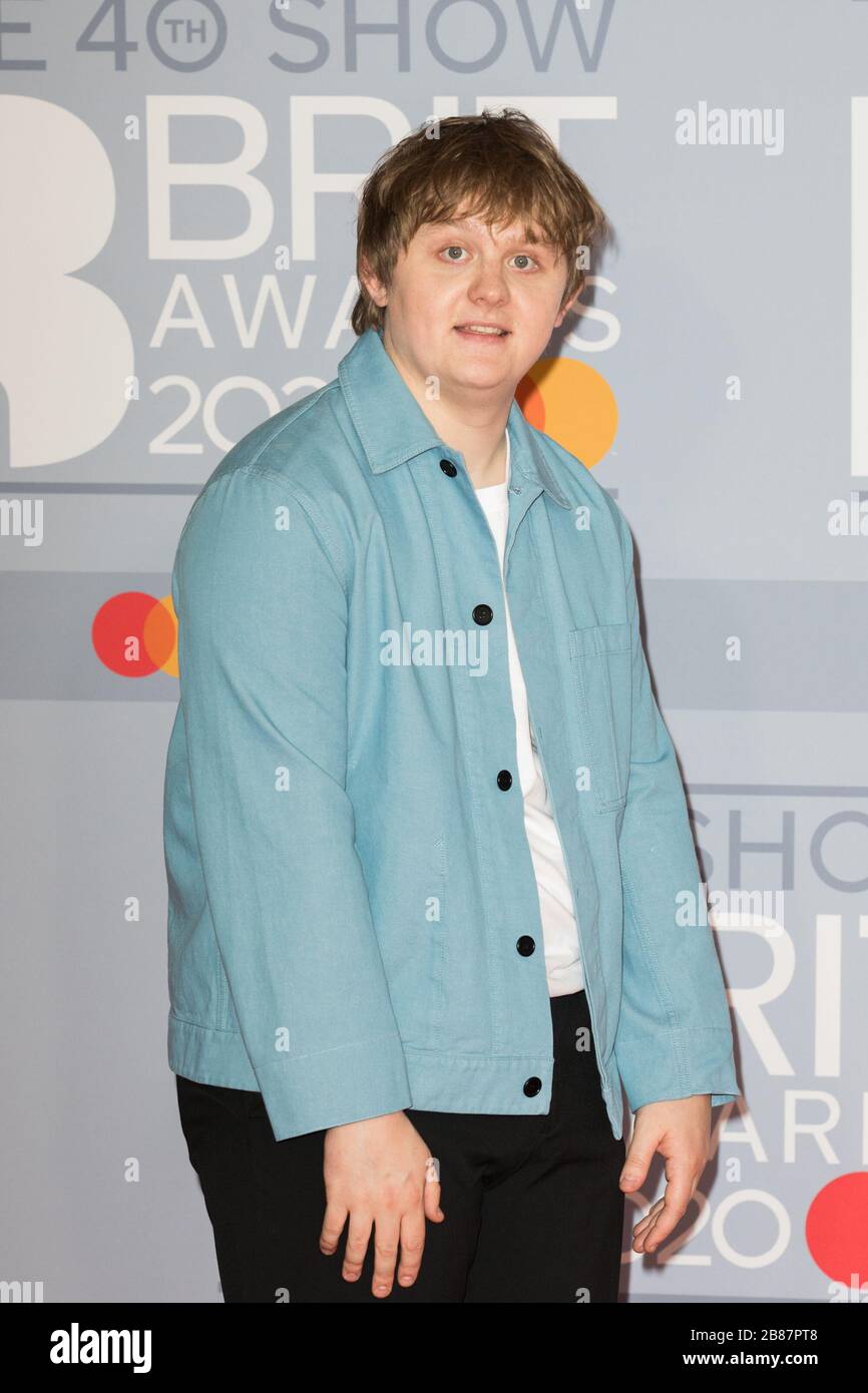 Red carpet arrivals for The BRIT Awards 2020 at the O2 Featuring: Lewis ...