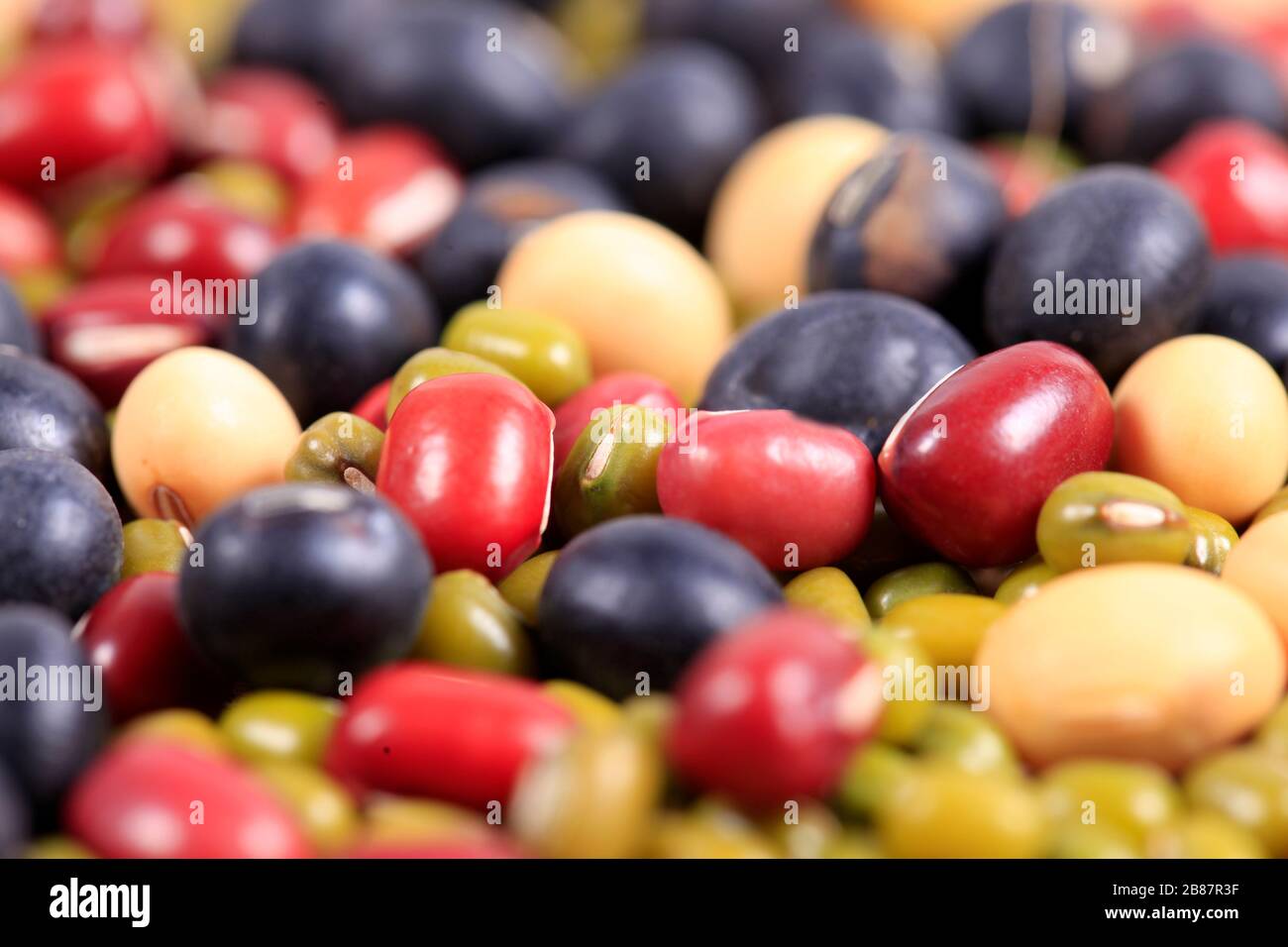 collection of legumes, A close-up Stock Photo - Alamy