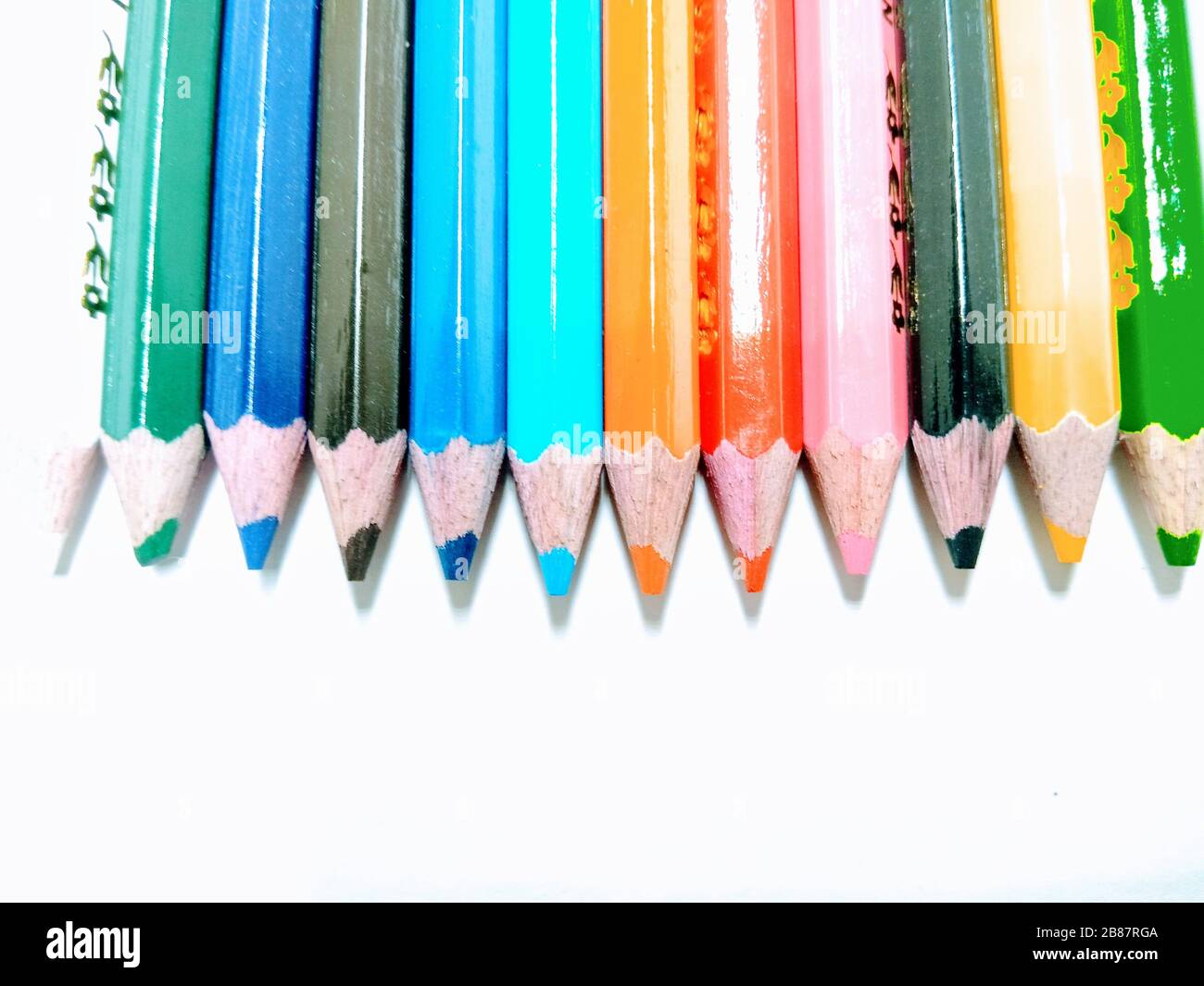 A picture of sketch colours Stock Photo - Alamy
