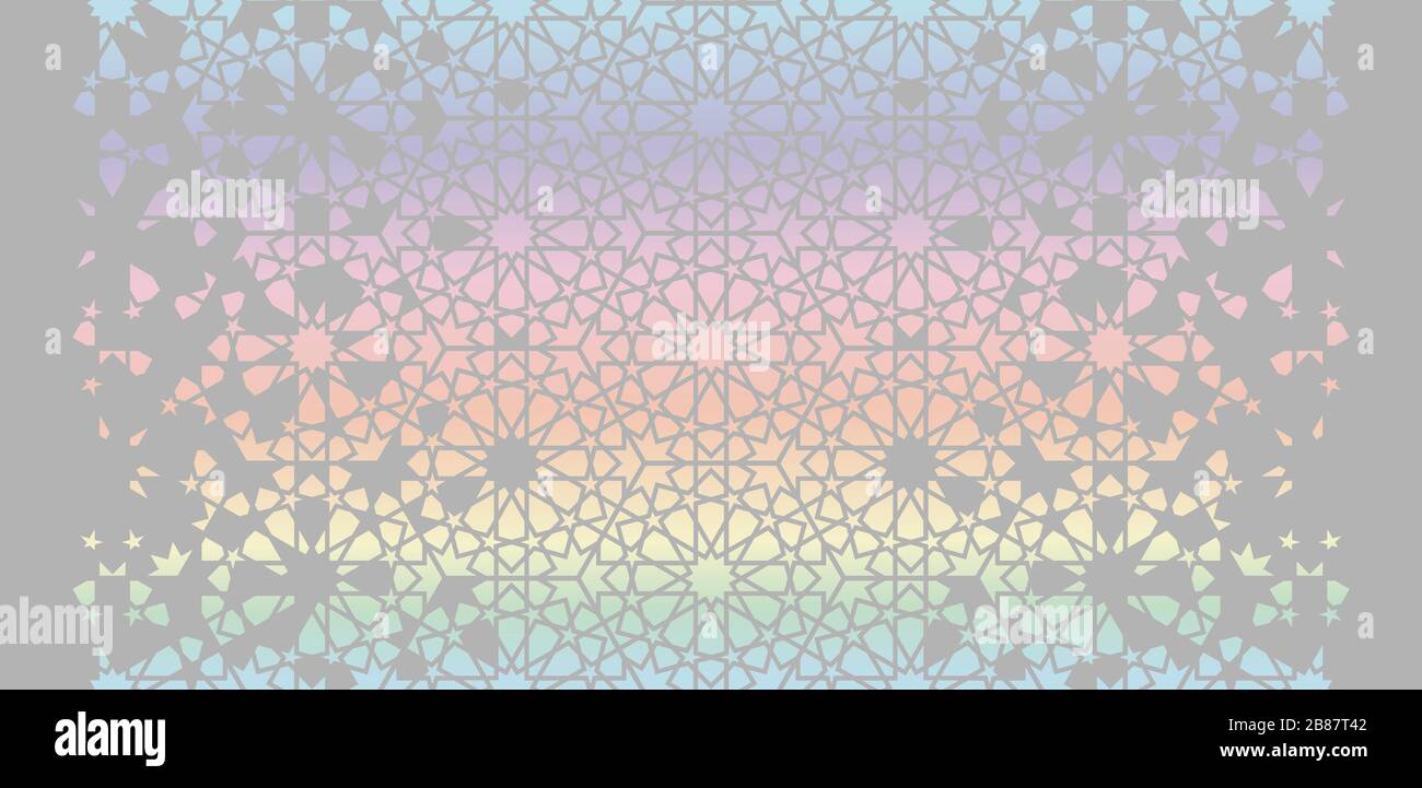 Holographic vector geometric border Stock Vector Image & Art - Alamy