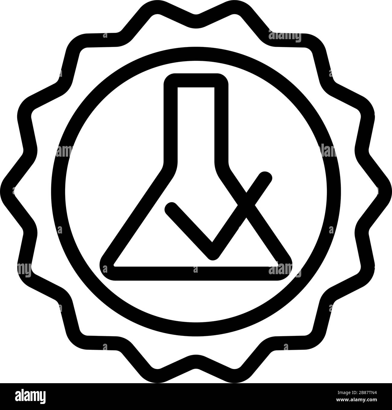 pure product icon vector outline illustration Stock Vector Image & Art ...