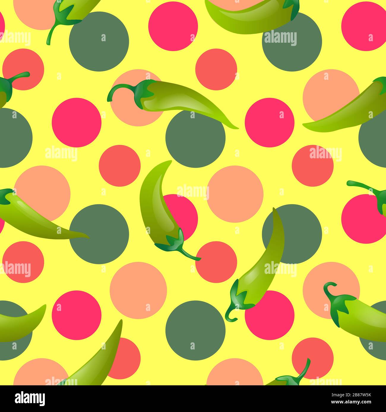 Pepper seamless pattern Stock Vector Image & Art - Alamy