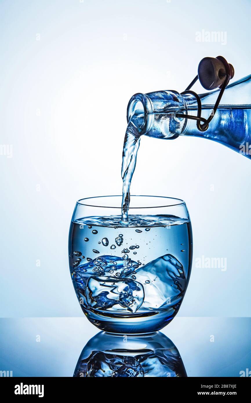 Refreshing icy cold water hi-res stock photography and images - Alamy