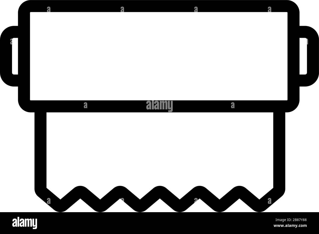 aluminium foil icon vector outline illustration Stock Vector Image ...