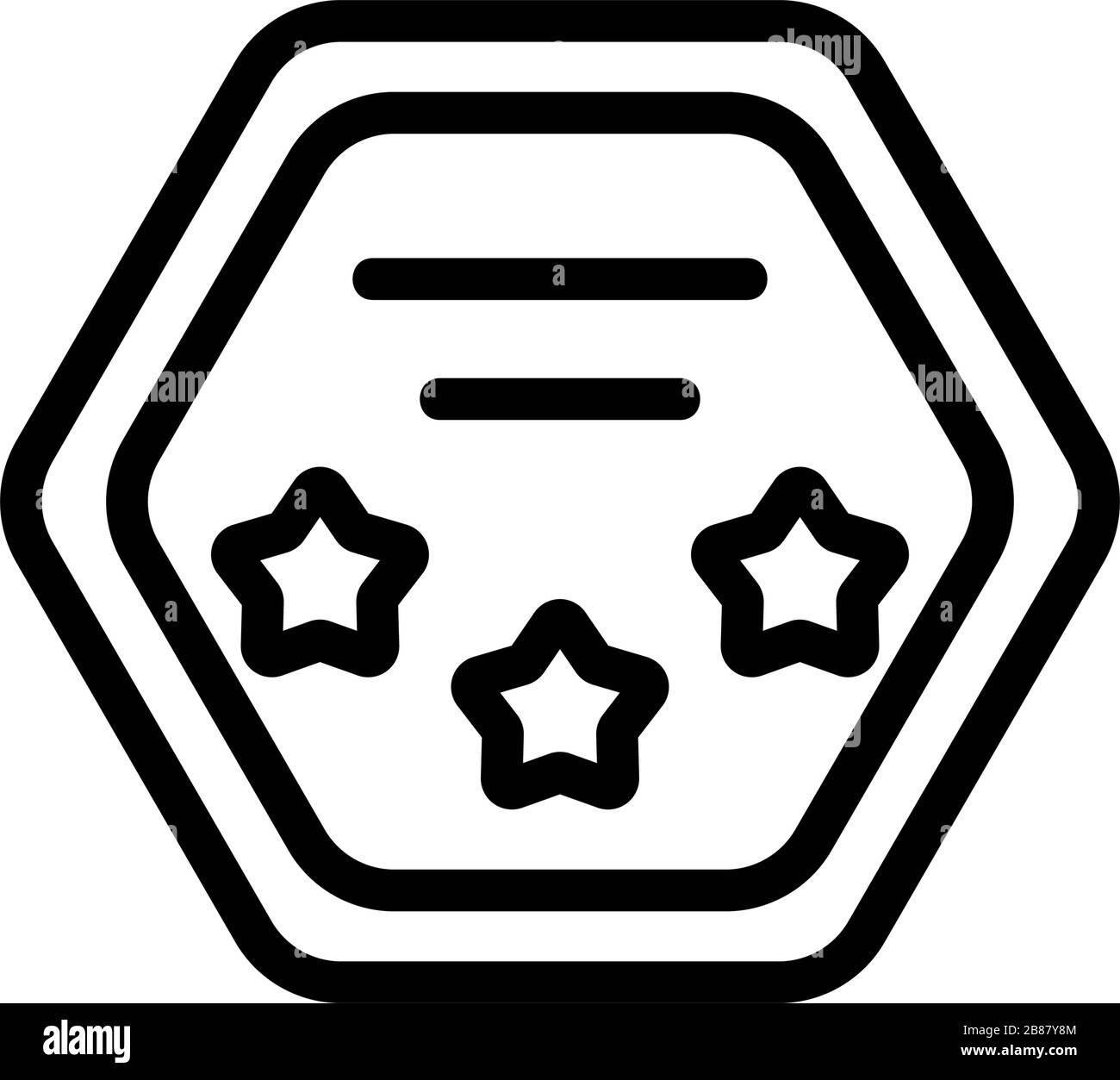 proven quality icon vector outline illustration Stock Vector Image ...