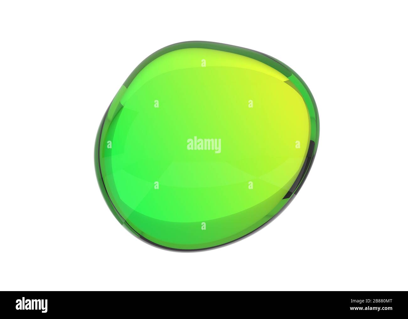 Abstract 3d render of colored bubble shape, modern background design ...