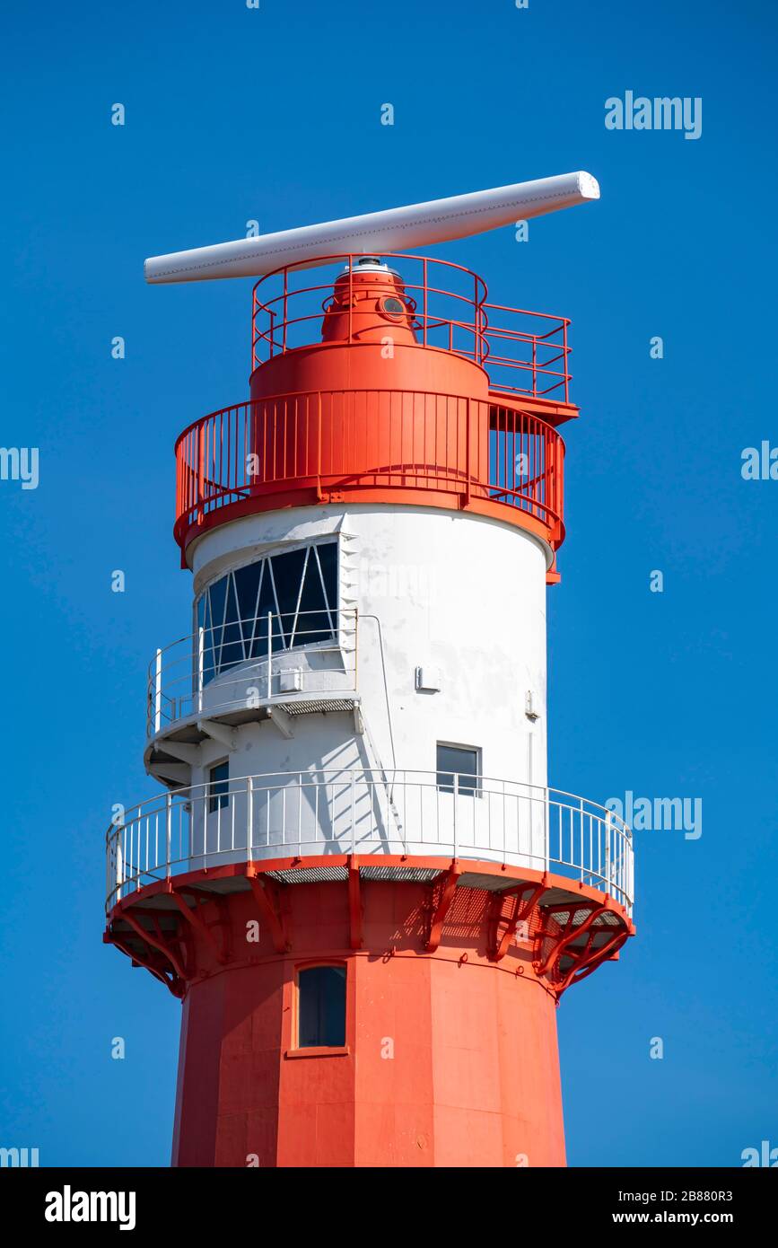 Small lighthouse Borkum, out of service since 2003, still serves as ...