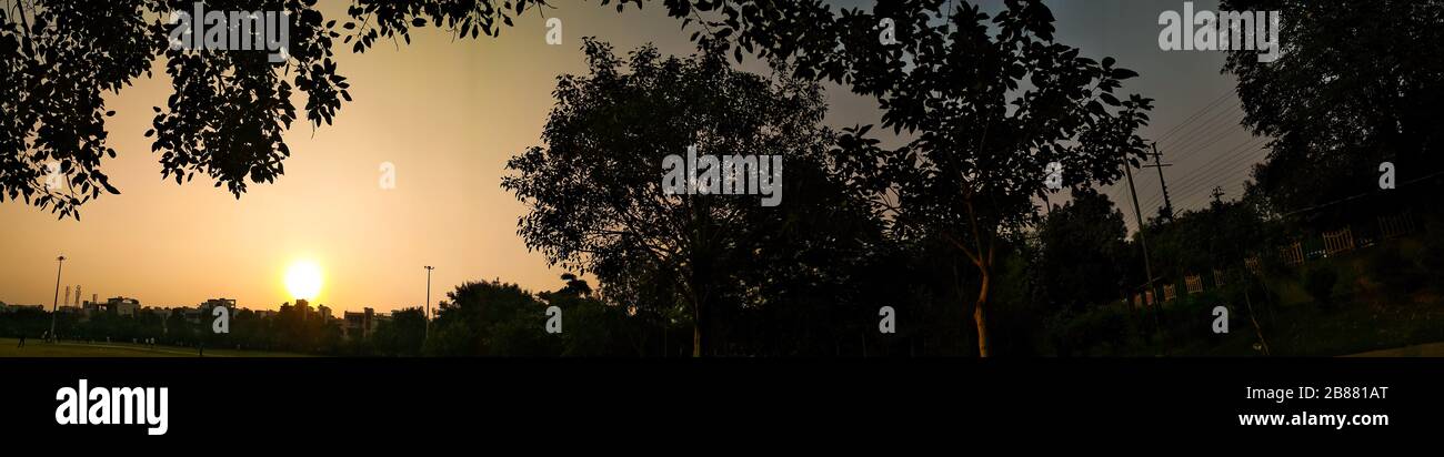 A picture of sunset Stock Photo - Alamy