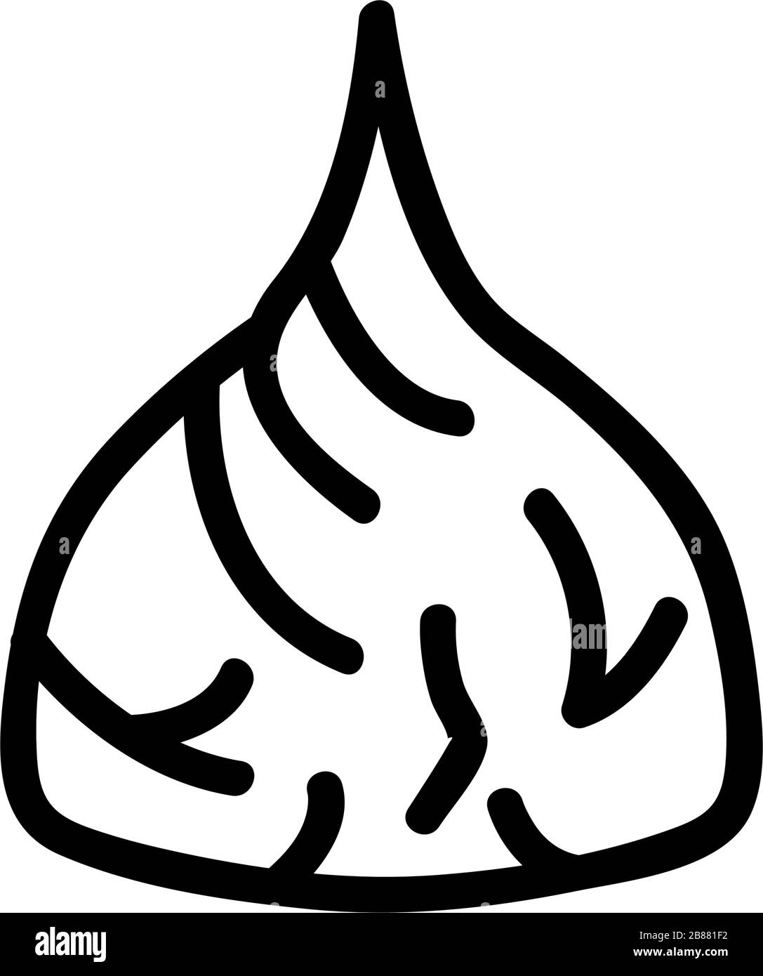 foil truffle icon vector outline illustration Stock Vector Image & Art ...