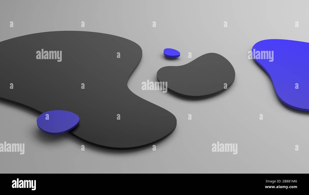 Abstract 3d render, background design, modern illustration Stock Photo ...