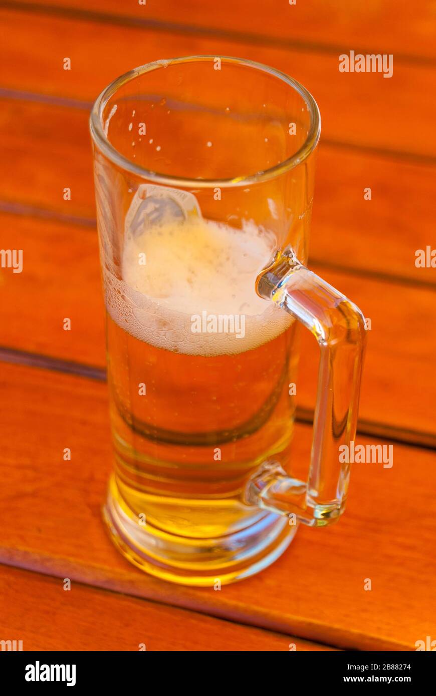 Glass of Beer Stock Photo - Alamy