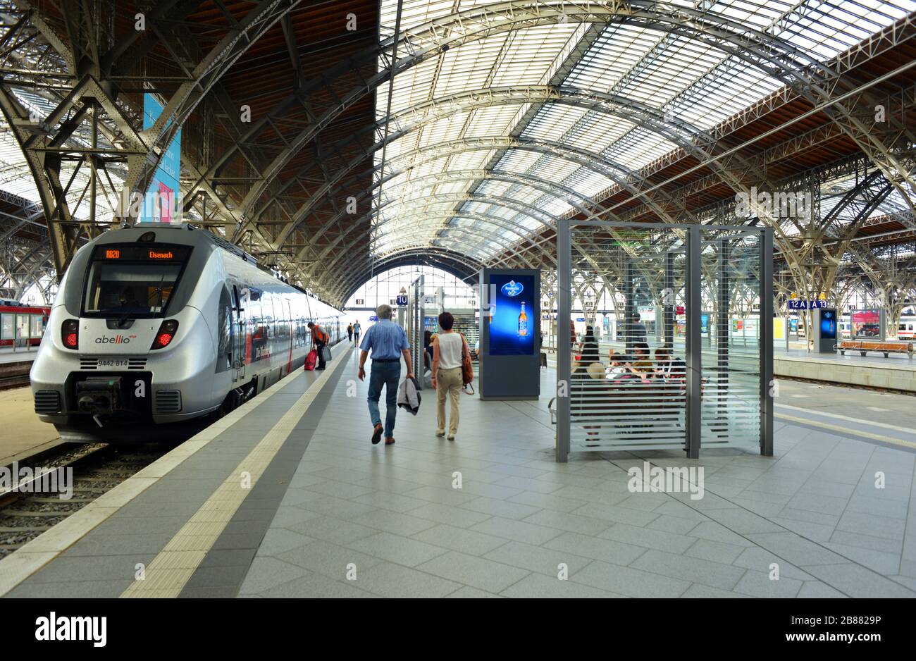 Leipzig Germany Main Train Station High Resolution Stock Photography ...