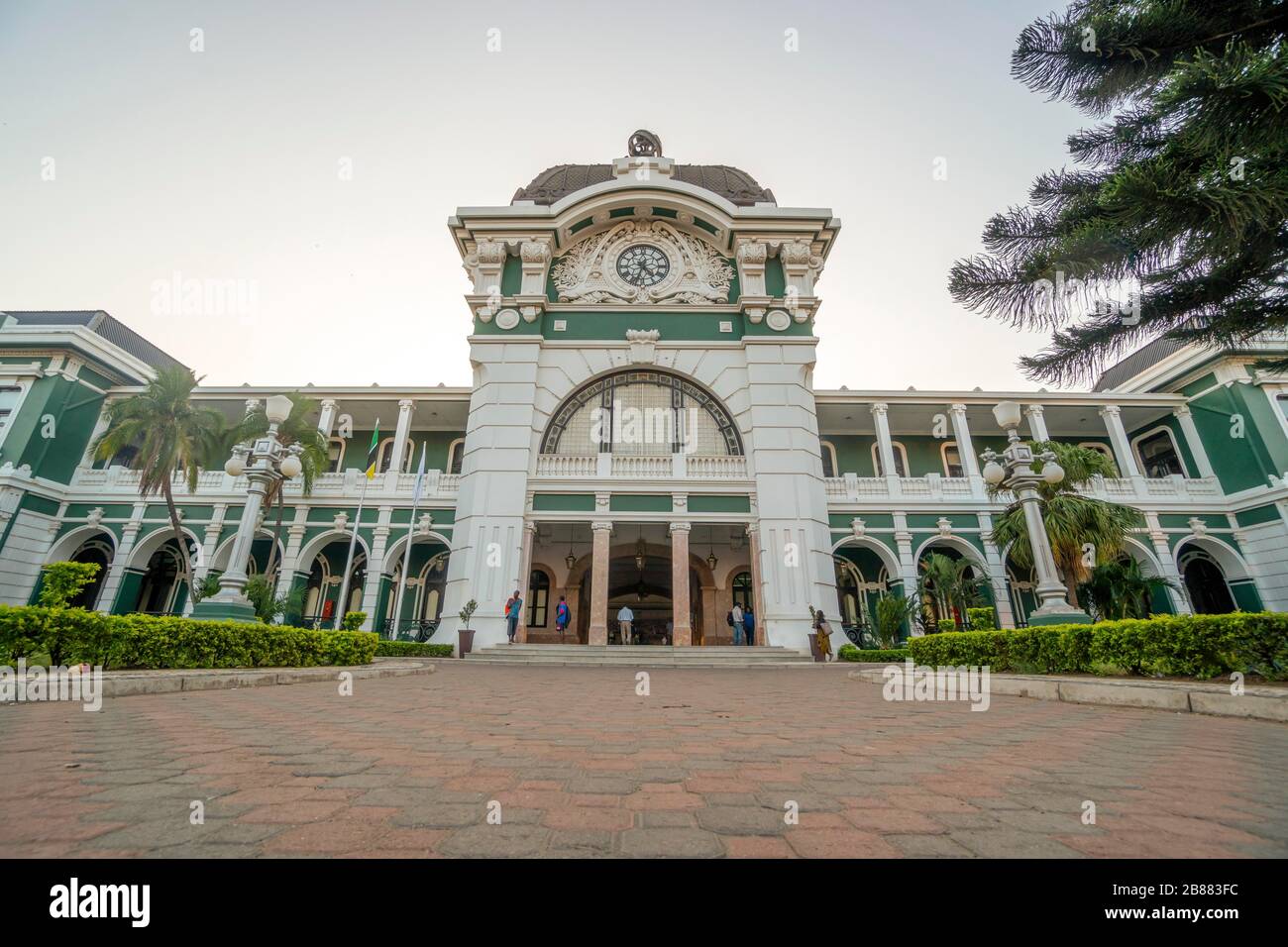 Historic railway station built by Portuguese in Maputo, Mozambique ...