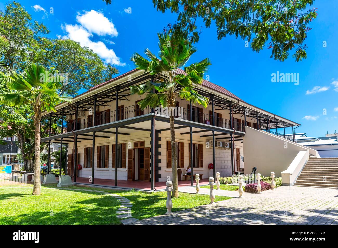 National Museum, Victoria, Mahe Island, Seychelles, Indian Ocean Stock ...