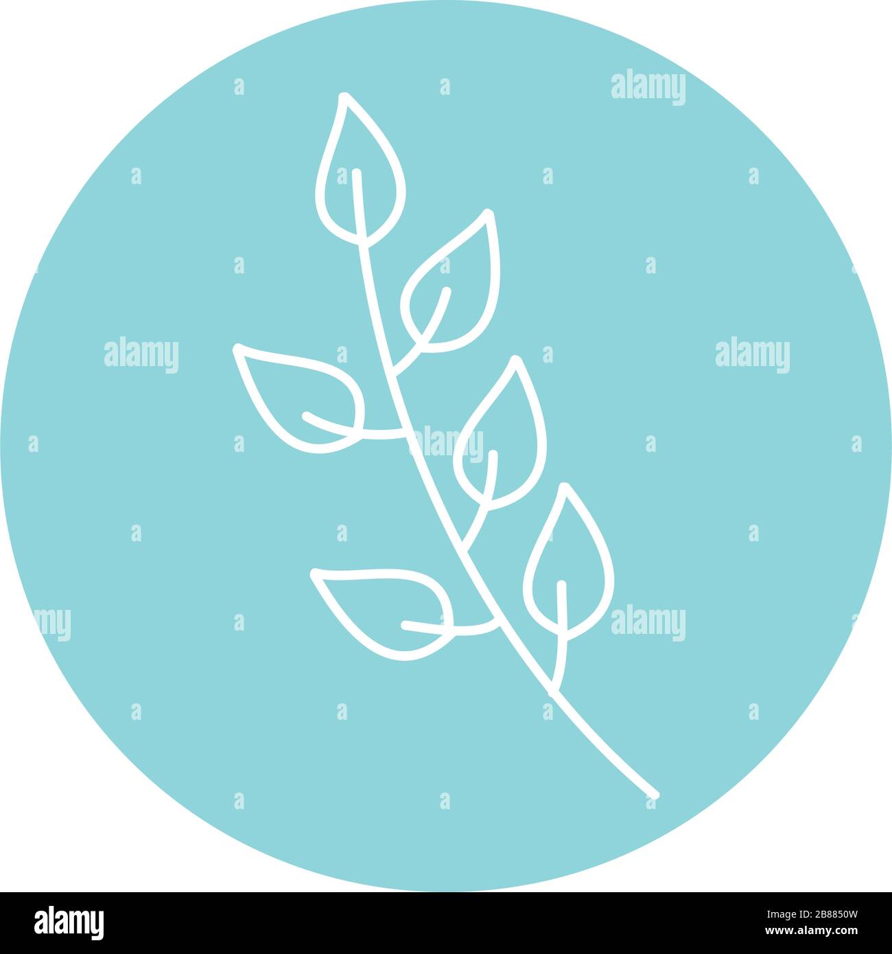 Continuous thin branch Stock Vector Images - Alamy