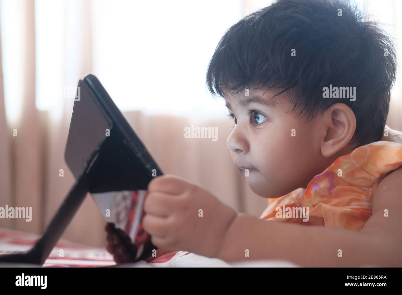 Baby touch screen hi-res stock photography and images - Alamy