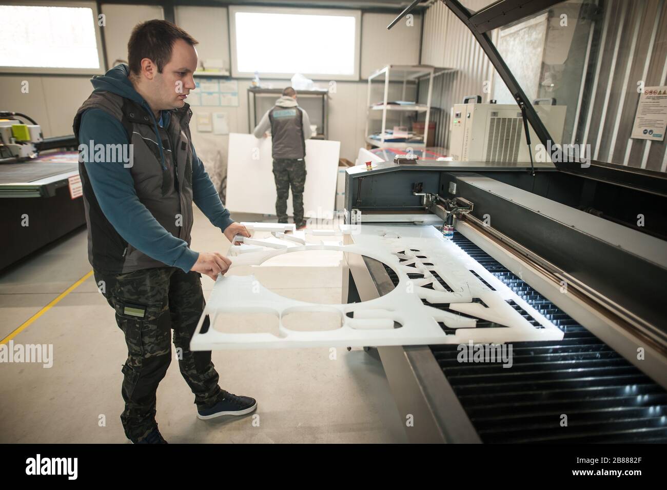 Numerical control machine tool hi-res stock photography and images - Alamy