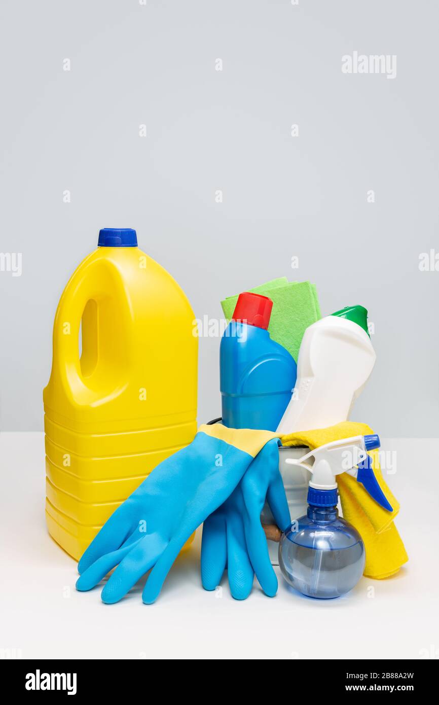 Household cleaning products hi-res stock photography and images - Alamy