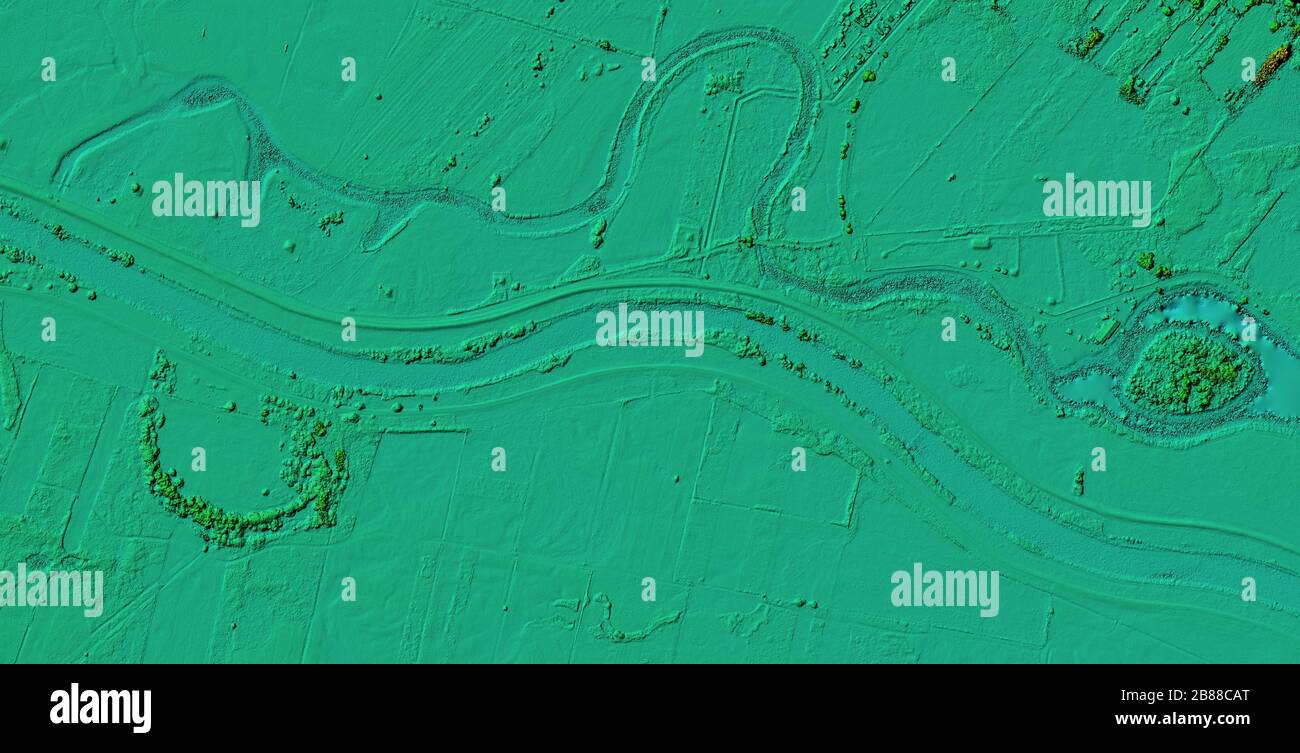 DEM - digital elevation model. Product made after proccesing pictures ...