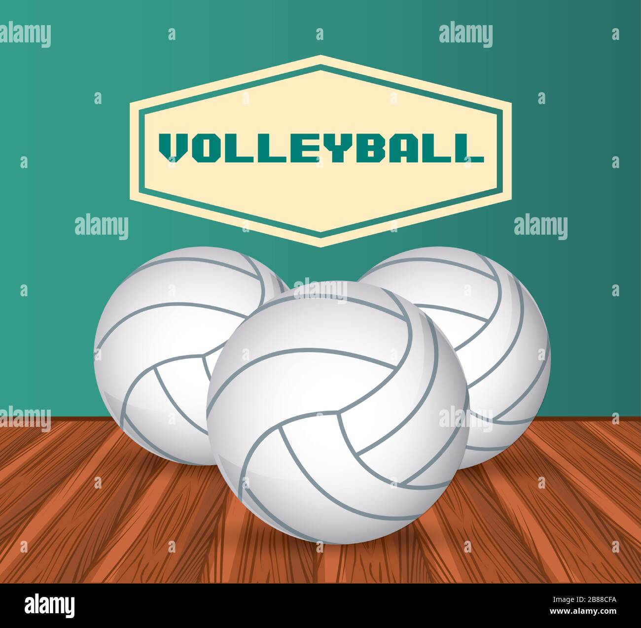 volleyball sport balloons equipment icon Stock Vector Image & Art - Alamy