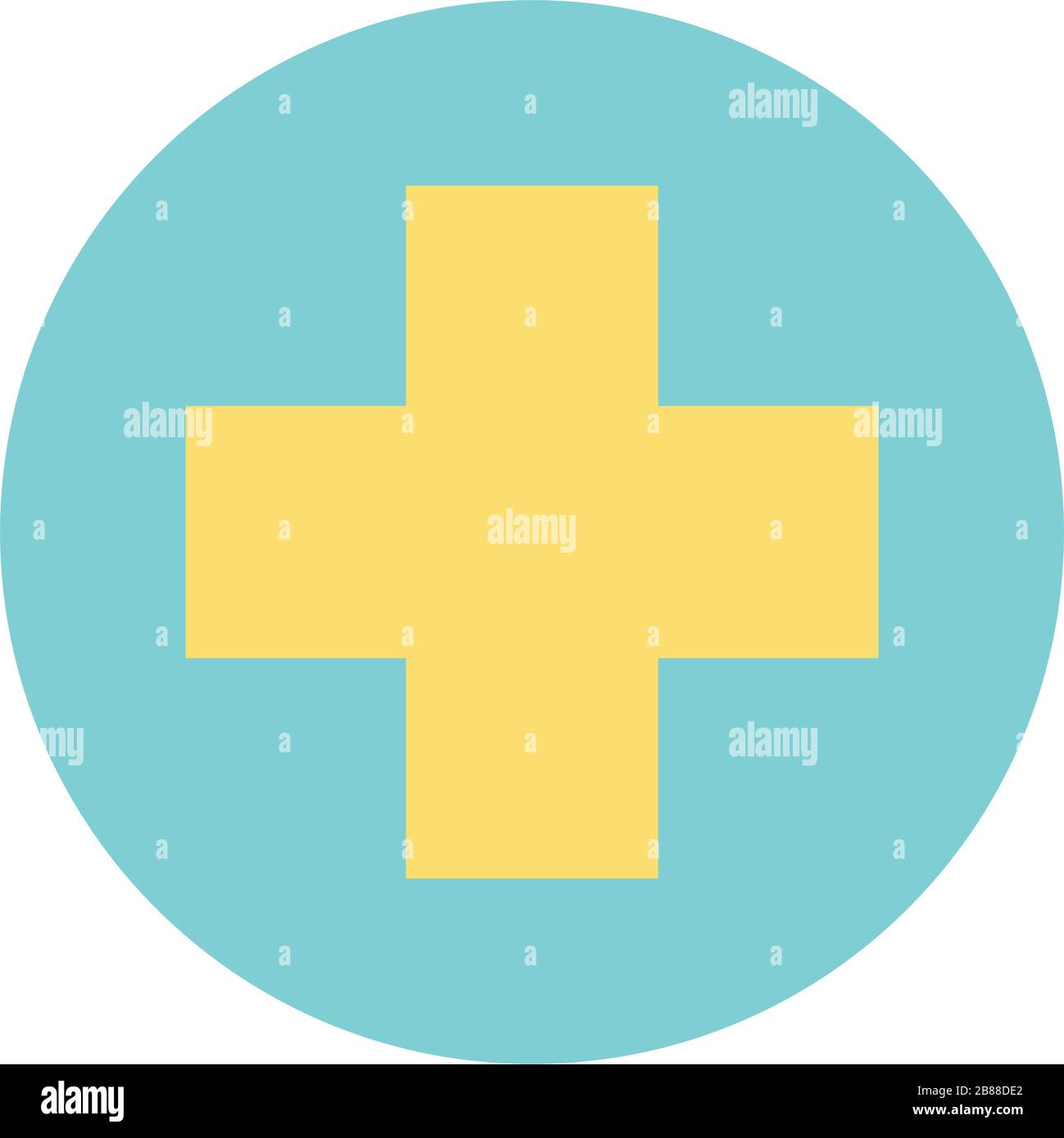 Isolated cross inside circle flat style icon vector design Stock Vector ...