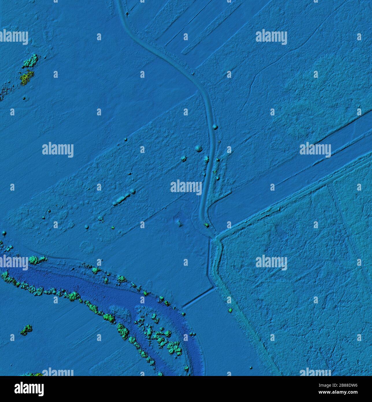 Map of oxbow hi-res stock photography and images - Alamy