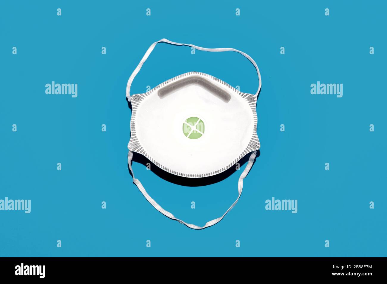 Medical mask top view Stock Photo - Alamy