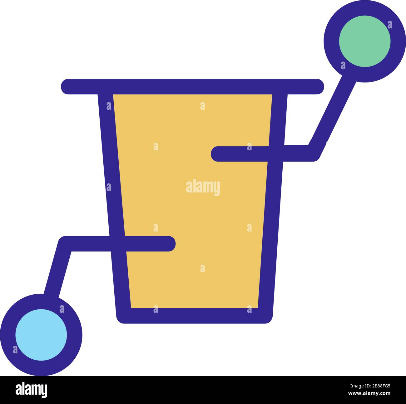 yogurt composition icon vector outline illustration Stock Vector Image ...