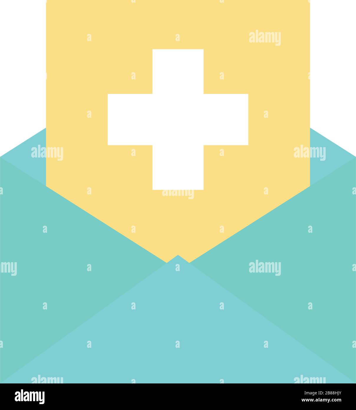 Cross envelope Cut Out Stock Images & Pictures - Alamy