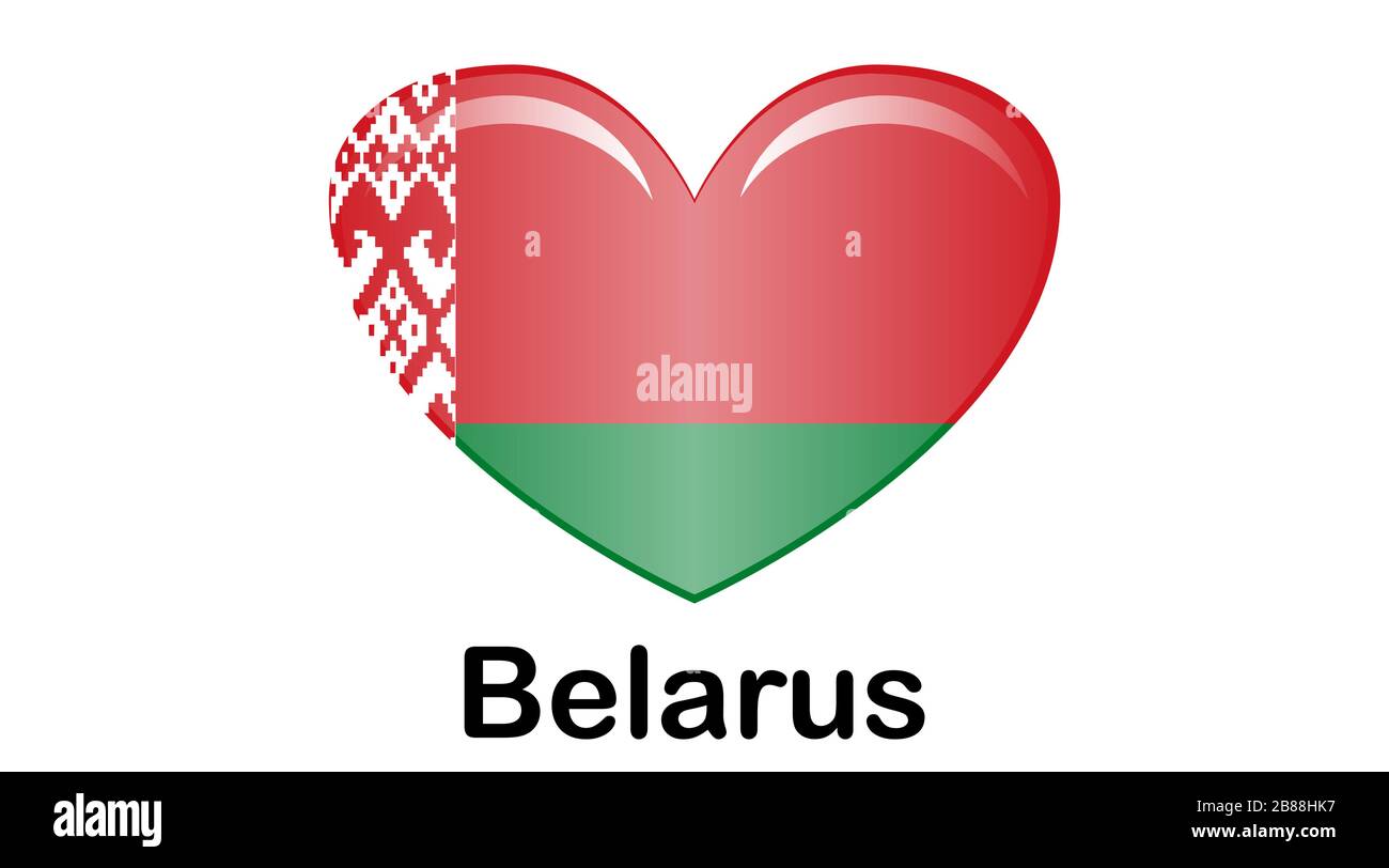 Flag of Belarus. Original and simple Belarus flag isolated in official ...