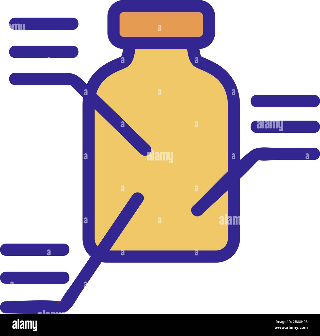 yogurt icon vector outline illustration Stock Vector Image & Art - Alamy