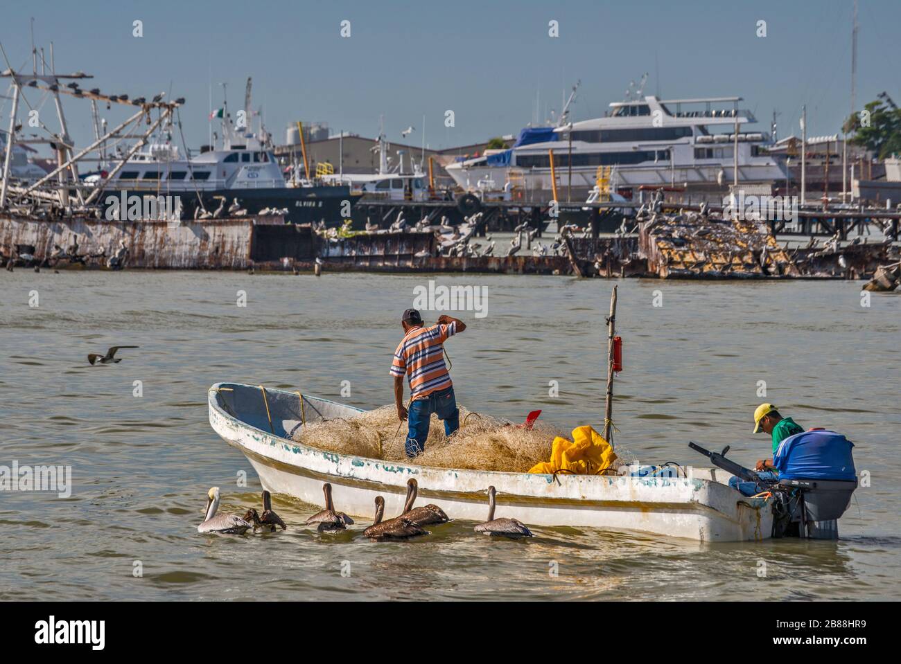Ciudad del carmen boat hi-res stock photography and images - Alamy