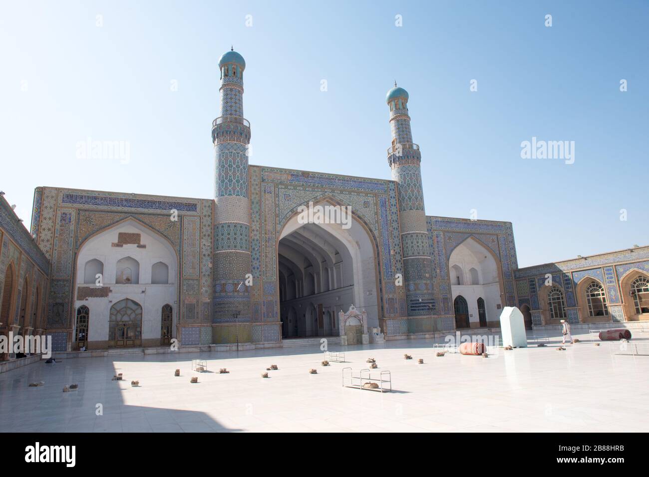 Herat Blue Mosque - Masjed Jame Herat, Afghanistan Stock Photo - Alamy