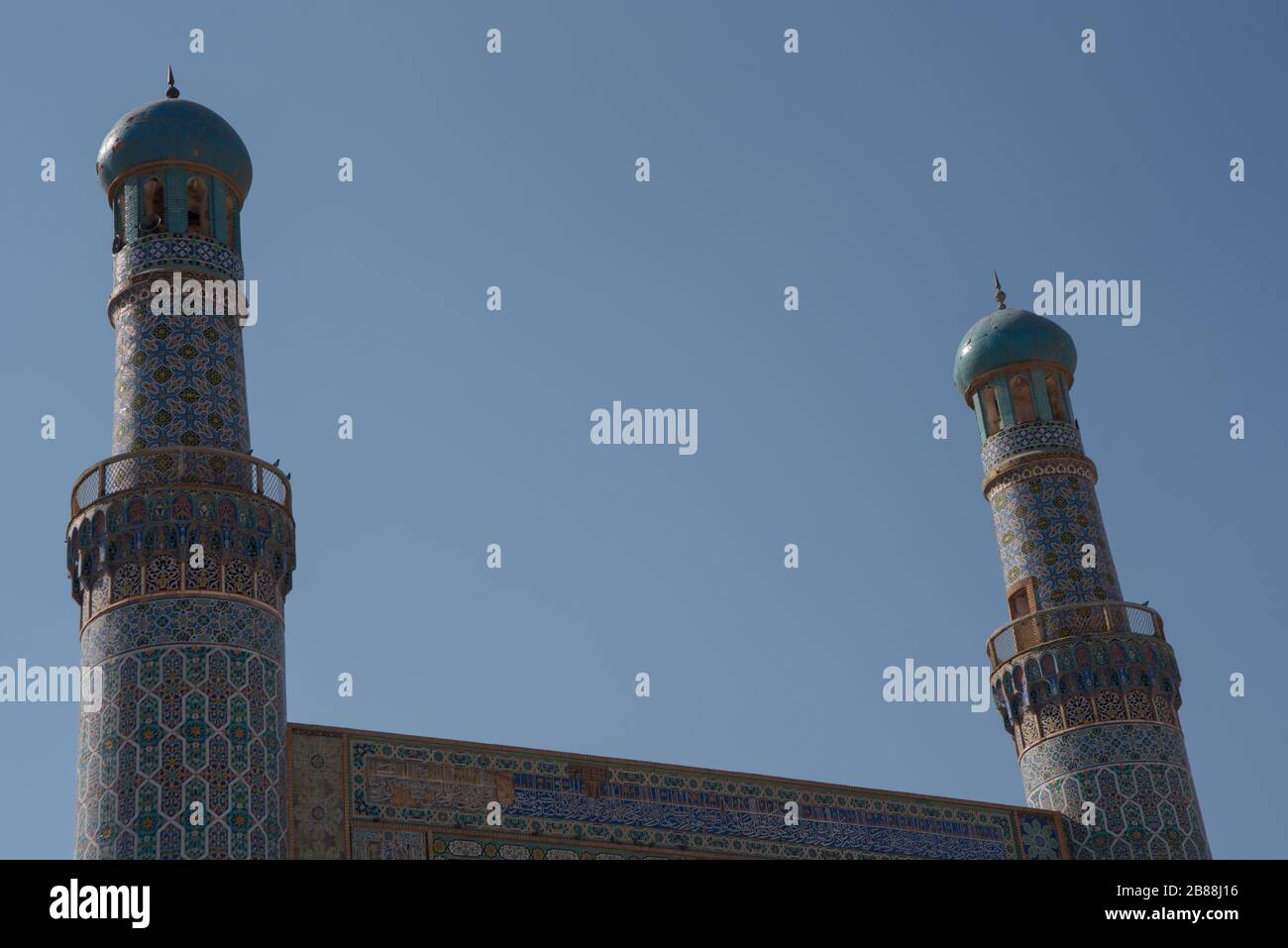 Herat Blue Mosque - Masjed Jame Herat, Afghanistan Stock Photo - Alamy