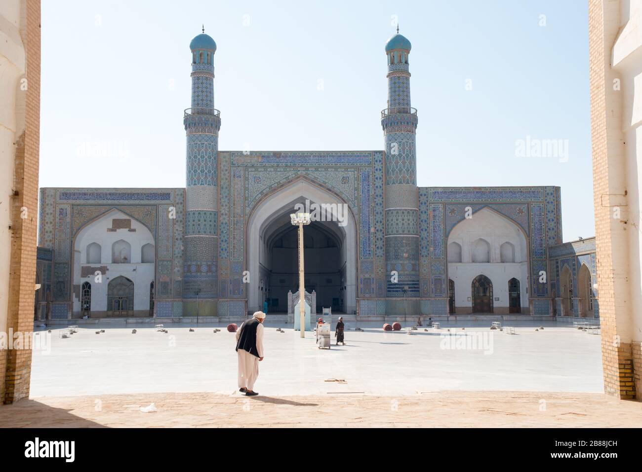 Herat Blue Mosque - Masjed Jame Herat, Afghanistan Stock Photo - Alamy